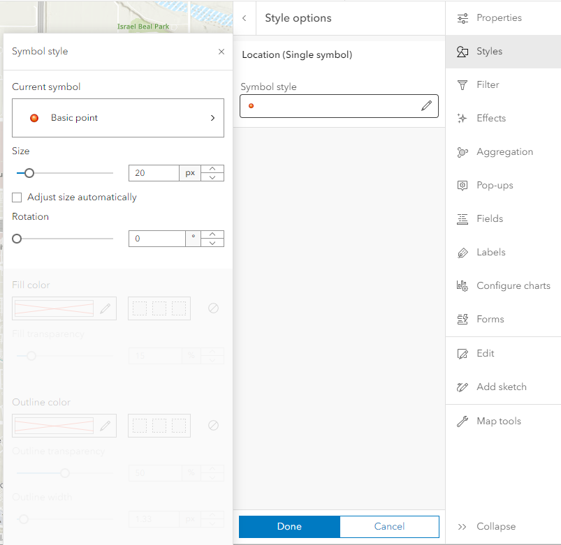 Solved: Style options not available, need to make changes ... - Esri ...
