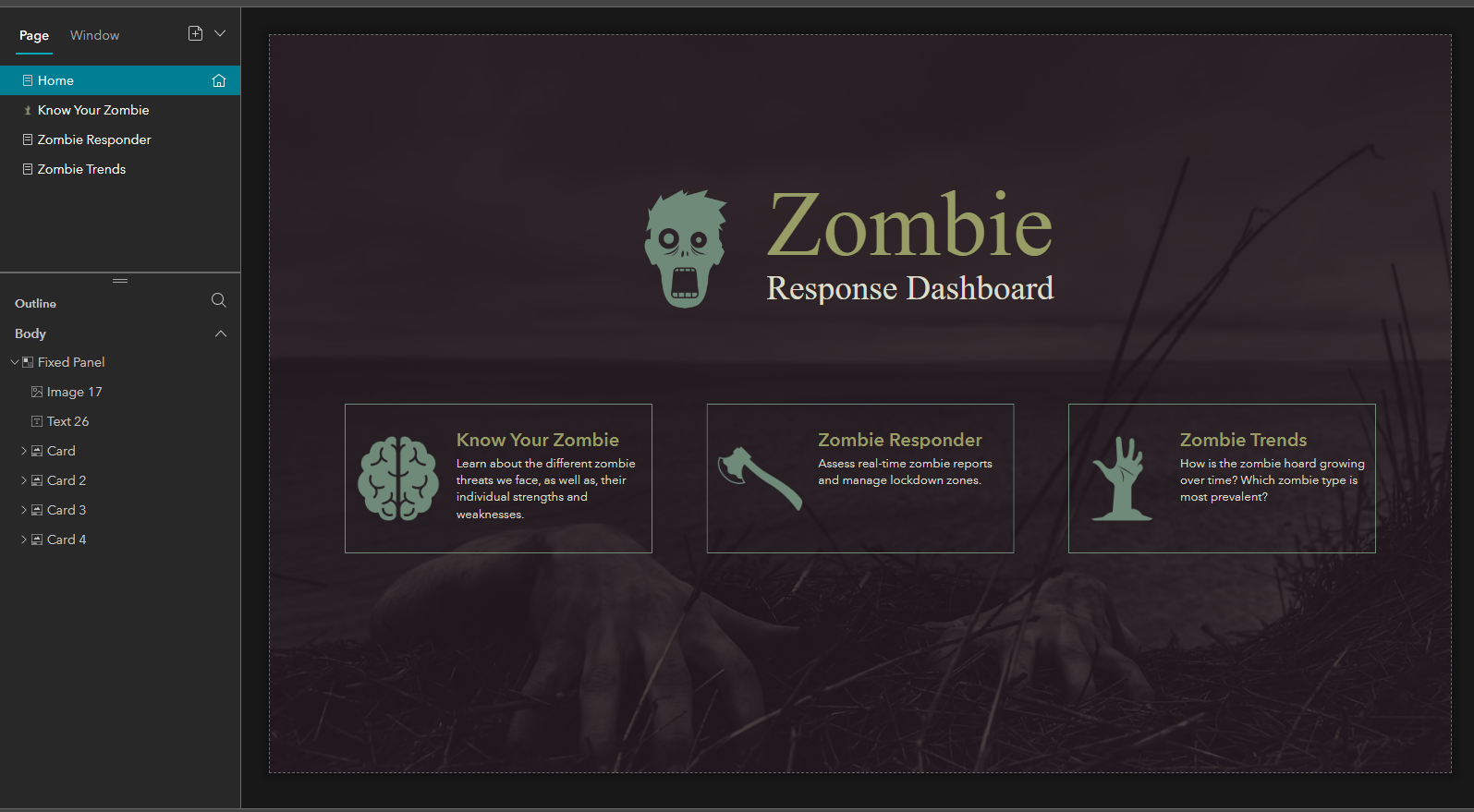 Experience builder background images & style - Esri Community