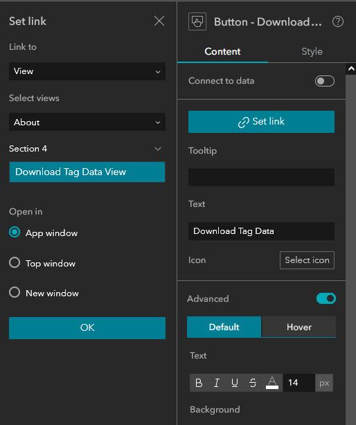 Solved: Is it possible to use Experience Builder Button Wi... - Esri ...