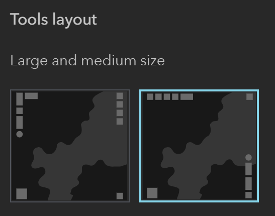 How to better control where map tools are placed o... - Esri Community