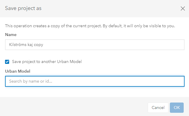 Cloning projects from UrbanDesignDatabase to the m... - Esri Community