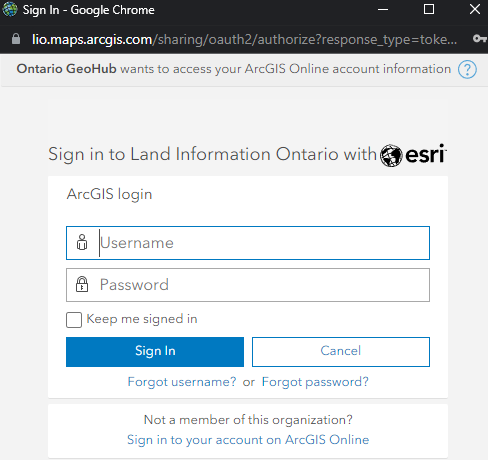 Sign In should default to ArcGIS.com - Esri Community
