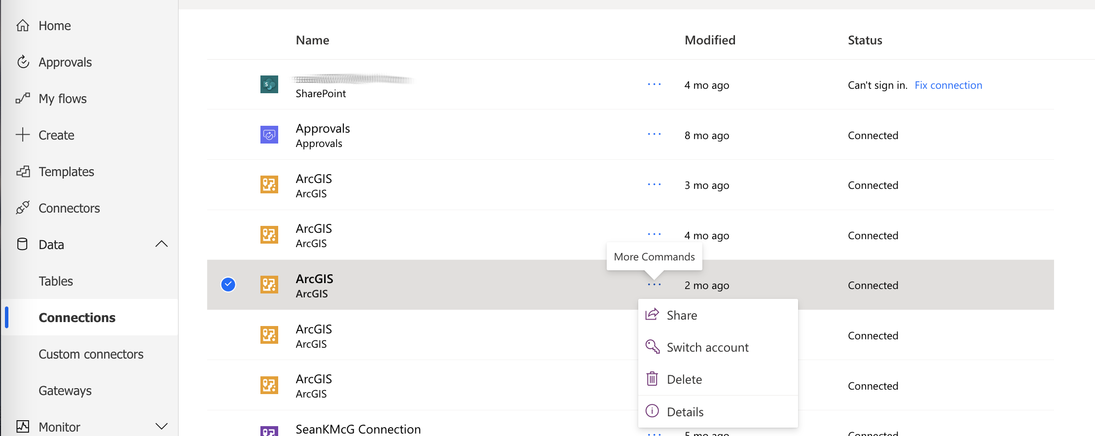 Solved: Why so many ArcGIS Connections? - Esri Community