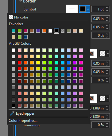 Keyboard support for the color palette - Esri Community