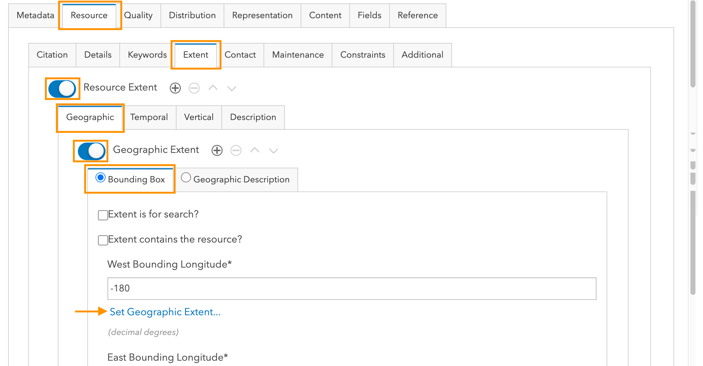Create ISO Metadata in ArcGIS Online per the FGDC Guidance