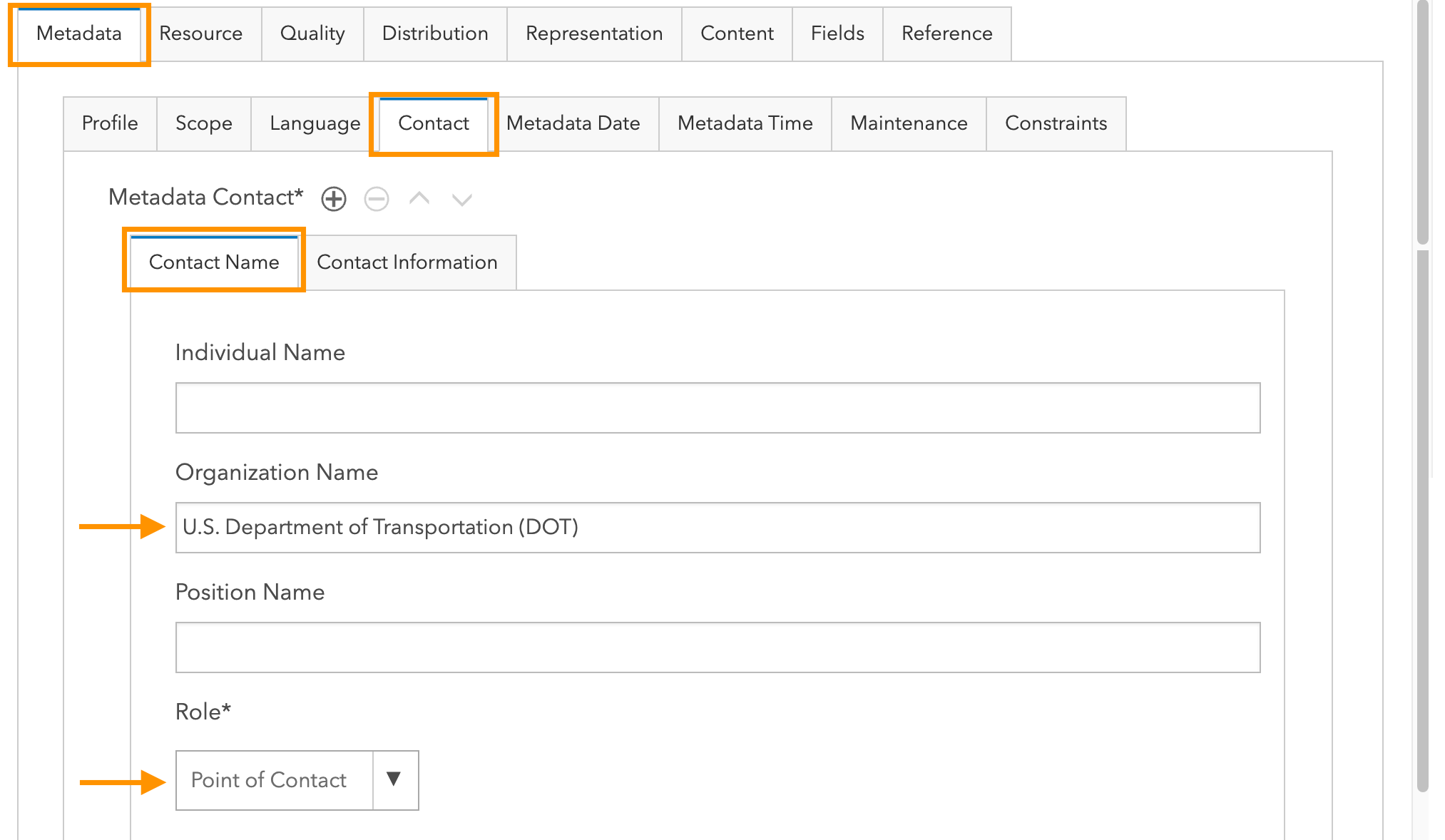 Create ISO Metadata in ArcGIS Online per the FGDC Guidance