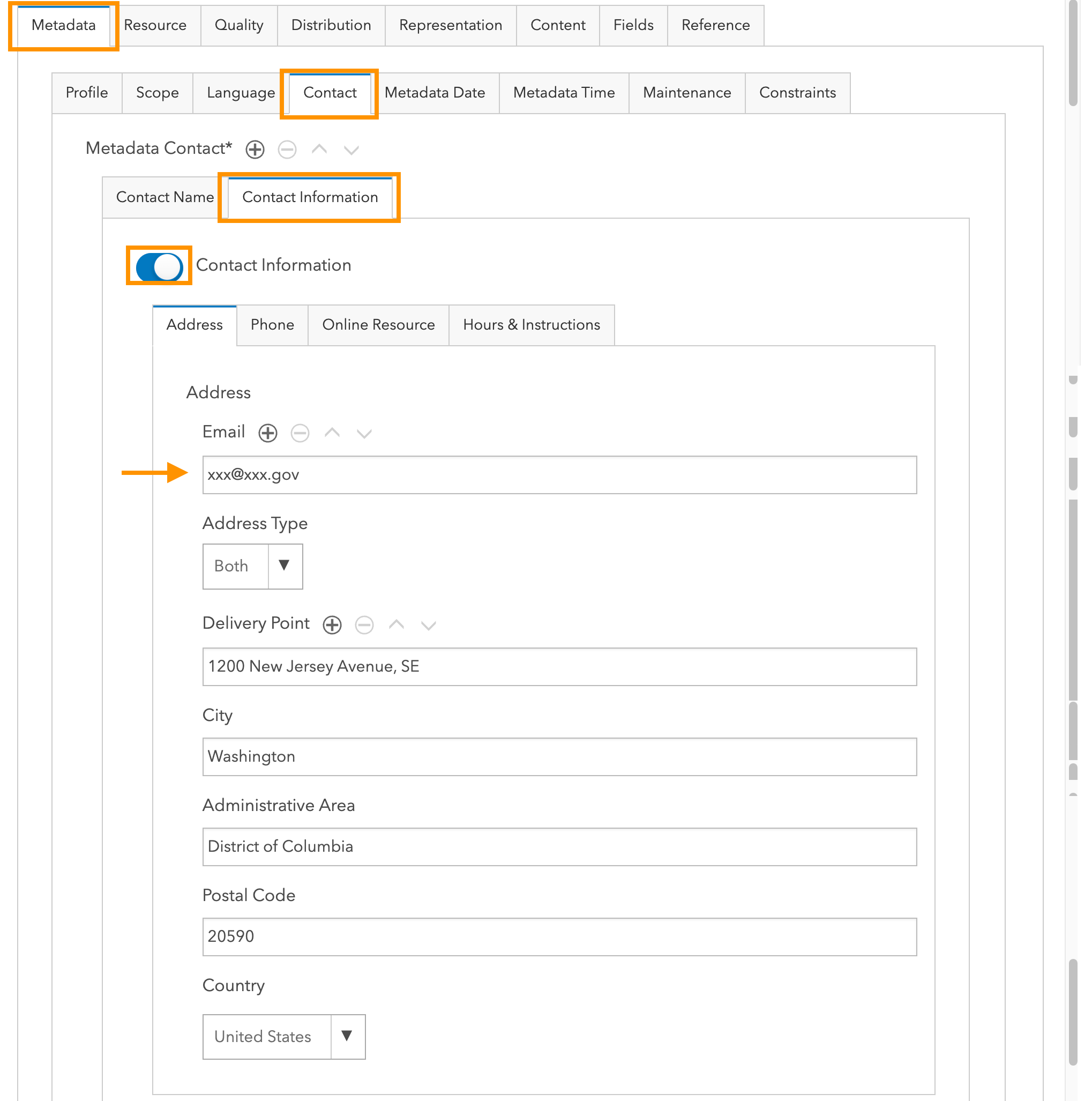 Create ISO Metadata in ArcGIS Online per the FGDC Guidance
