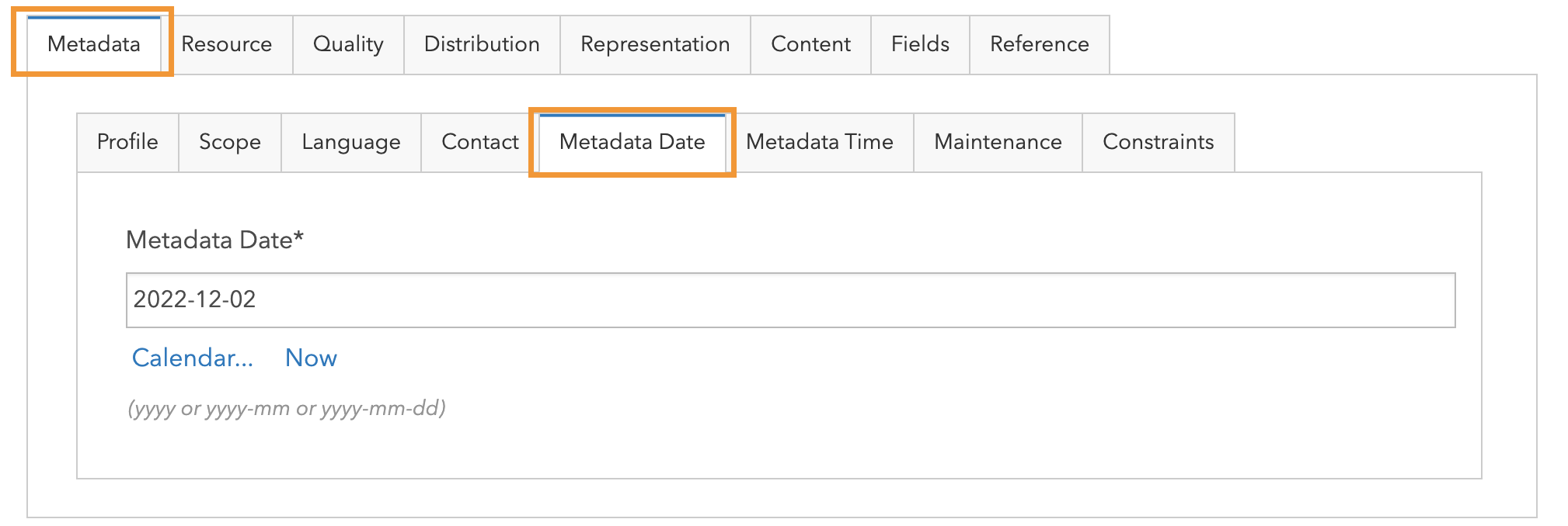 Create ISO Metadata in ArcGIS Online per the FGDC Guidance