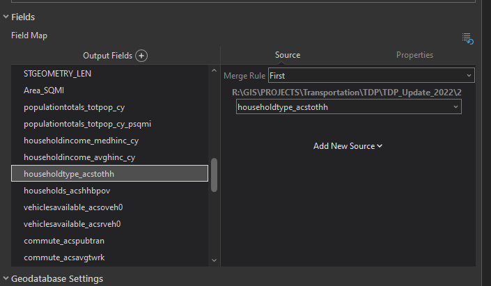 Make the field mapping component of GP tools large... - Esri Community