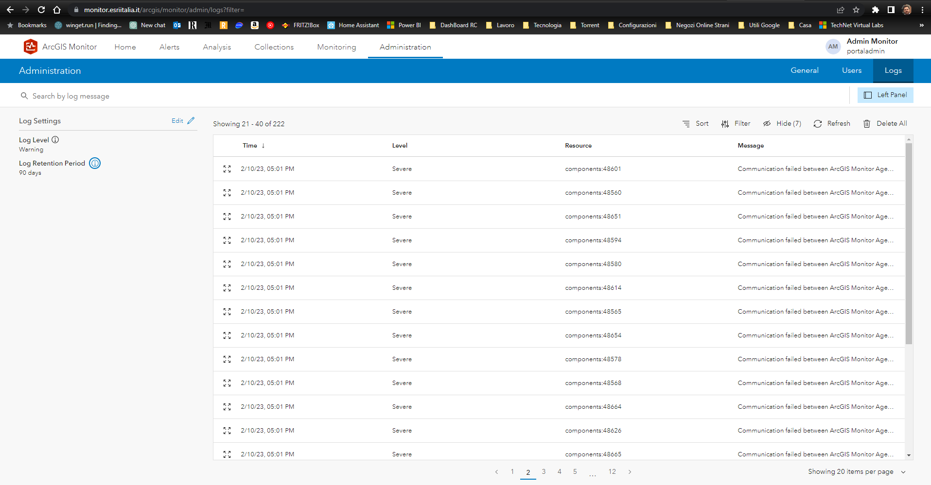 Monitor 2023 Agent Disconected - Esri Community
