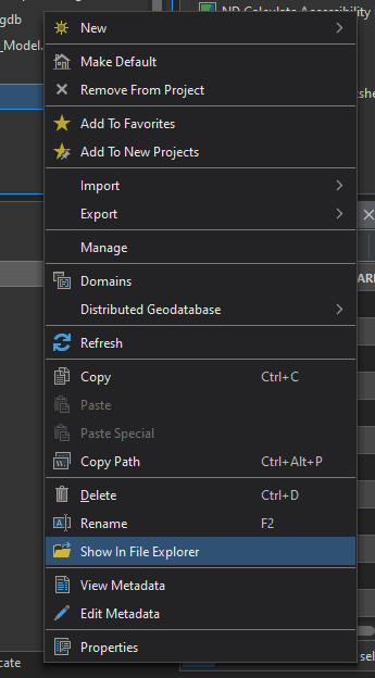 Add Keyboard Shortcut For Show In File Explorer Esri Community