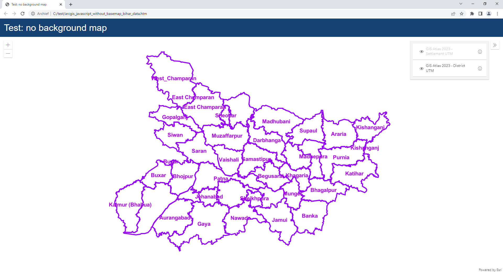 Solved: Zoom not working if basemap is disabled arcgis jav... - Esri Community