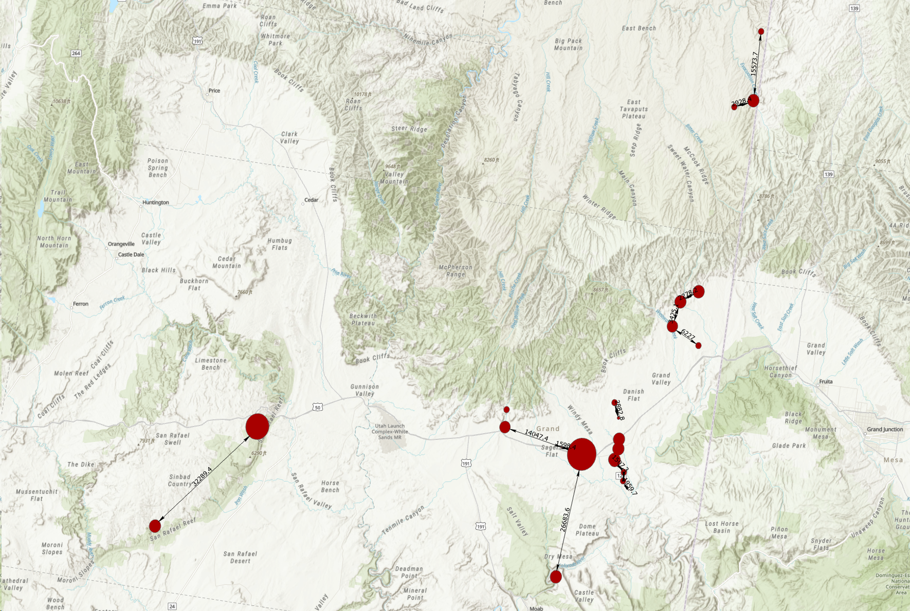 Finding distances between polygons and their next ... - Esri Community