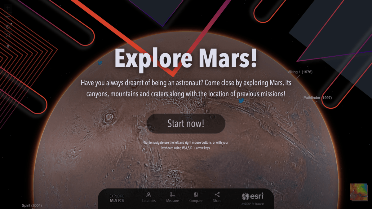 Mostly Mapping Map of the Week - Explore Mars - Esri Community