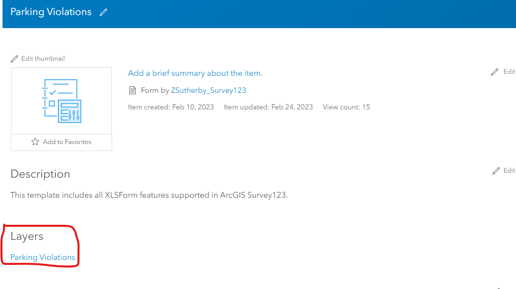 Feature layer not created when survey published - Esri Community