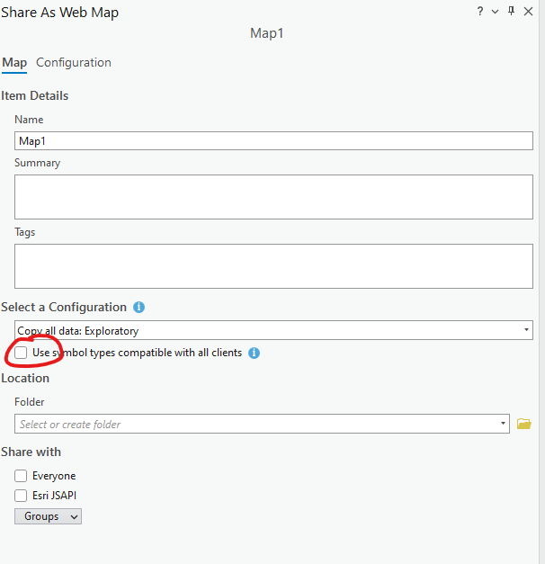Solved: Symbology is not appearing in WebApp but is appear... - Esri ...