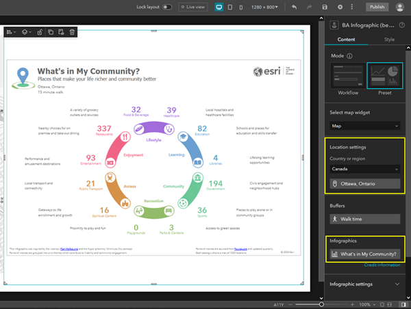 Find and use Business Analyst web experience templ... - Esri Community