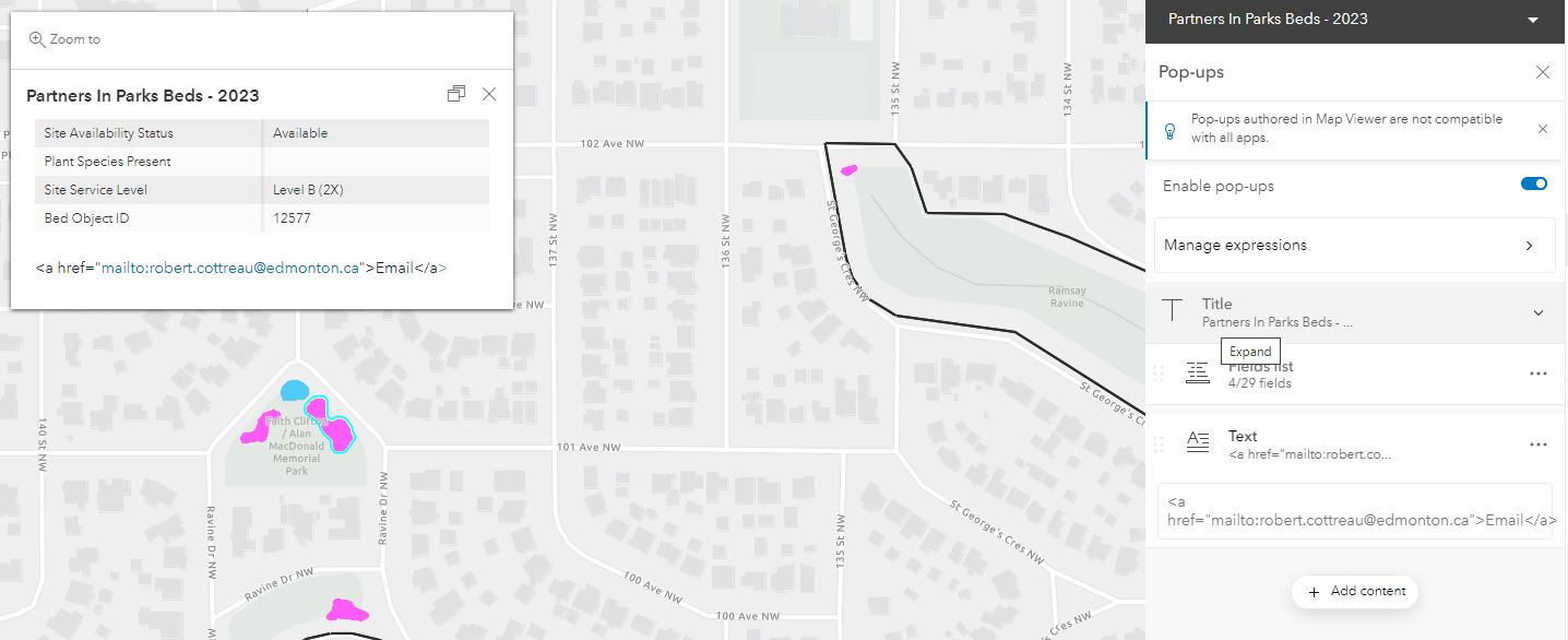 Solved: hyperlink in attribute to send email - Esri Community