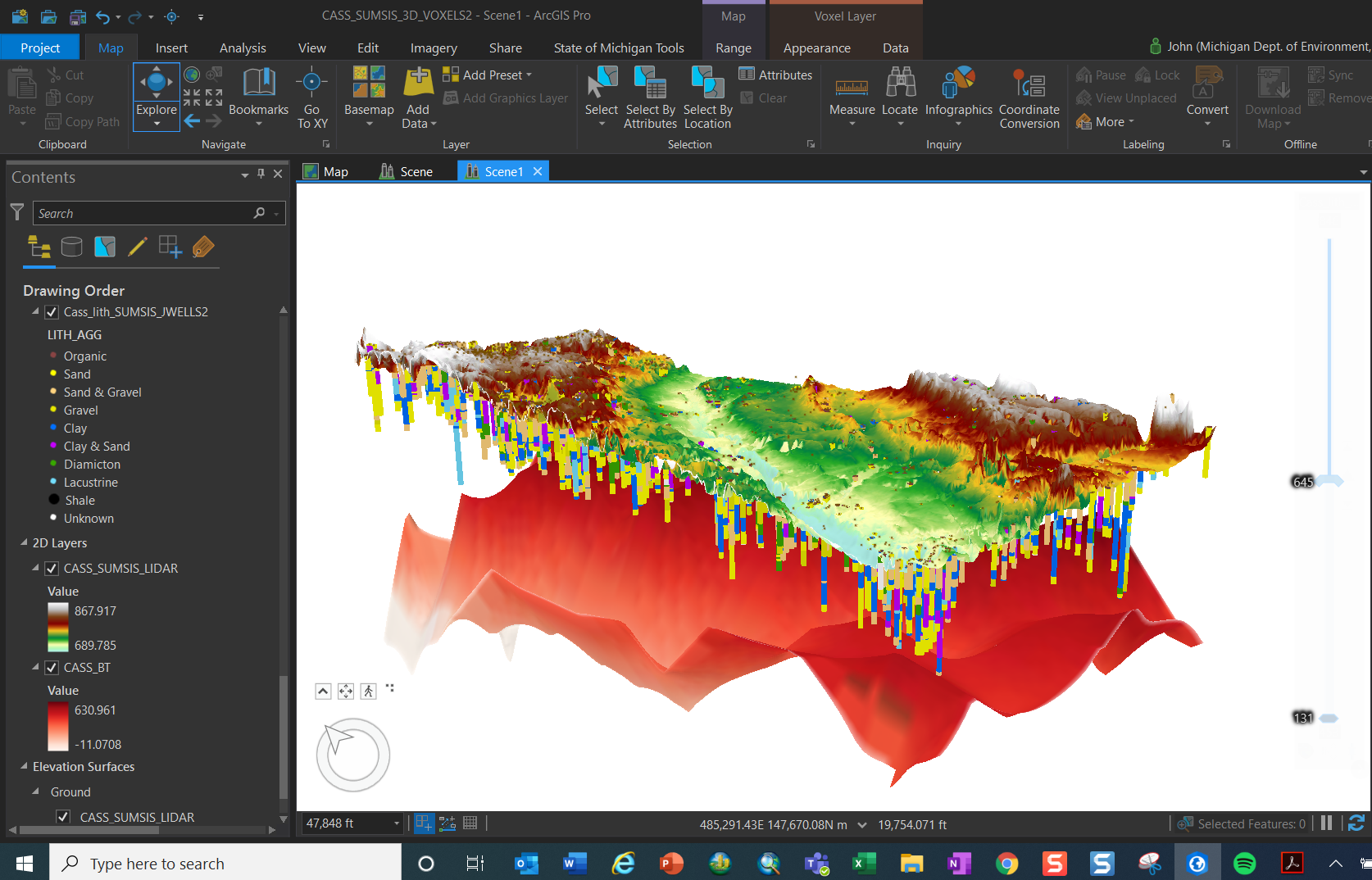 Voxel layer vertical extent & vertical exaggerati... - Esri Community