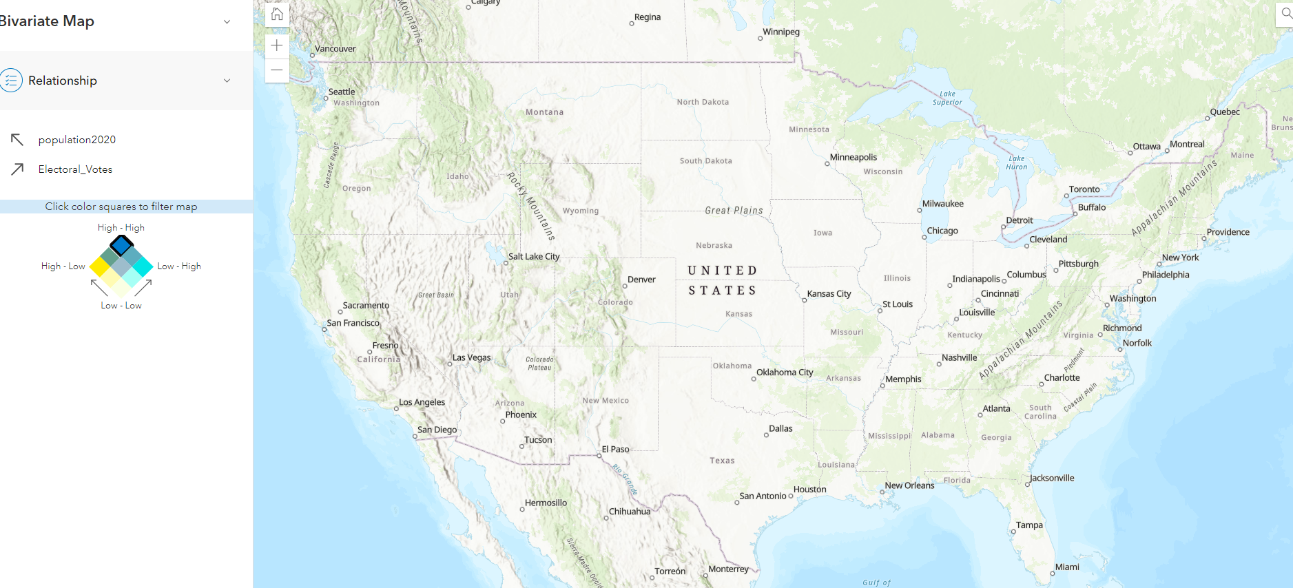 Confusing Bivariate Legend Behavior - Esri Community