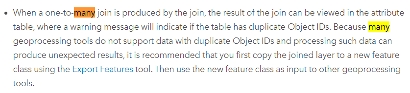 Option to Create One-to-Many Join - Esri Community