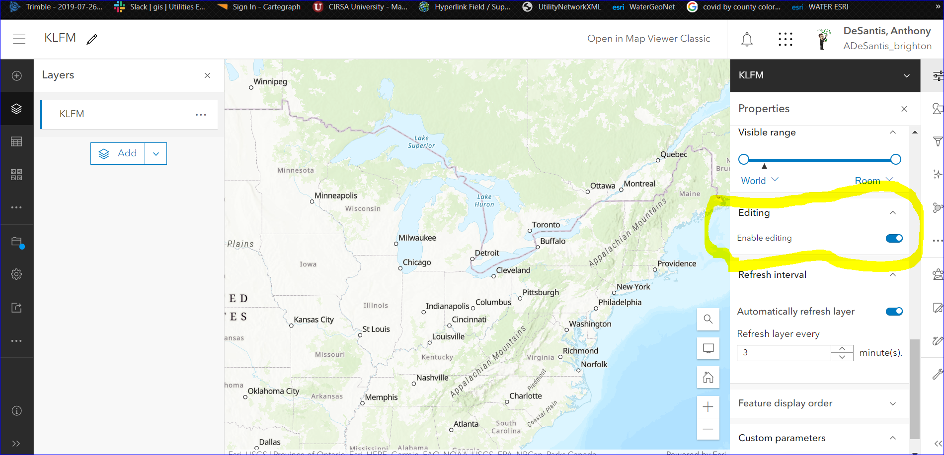 Solved: Get logged in Username - Esri Community
