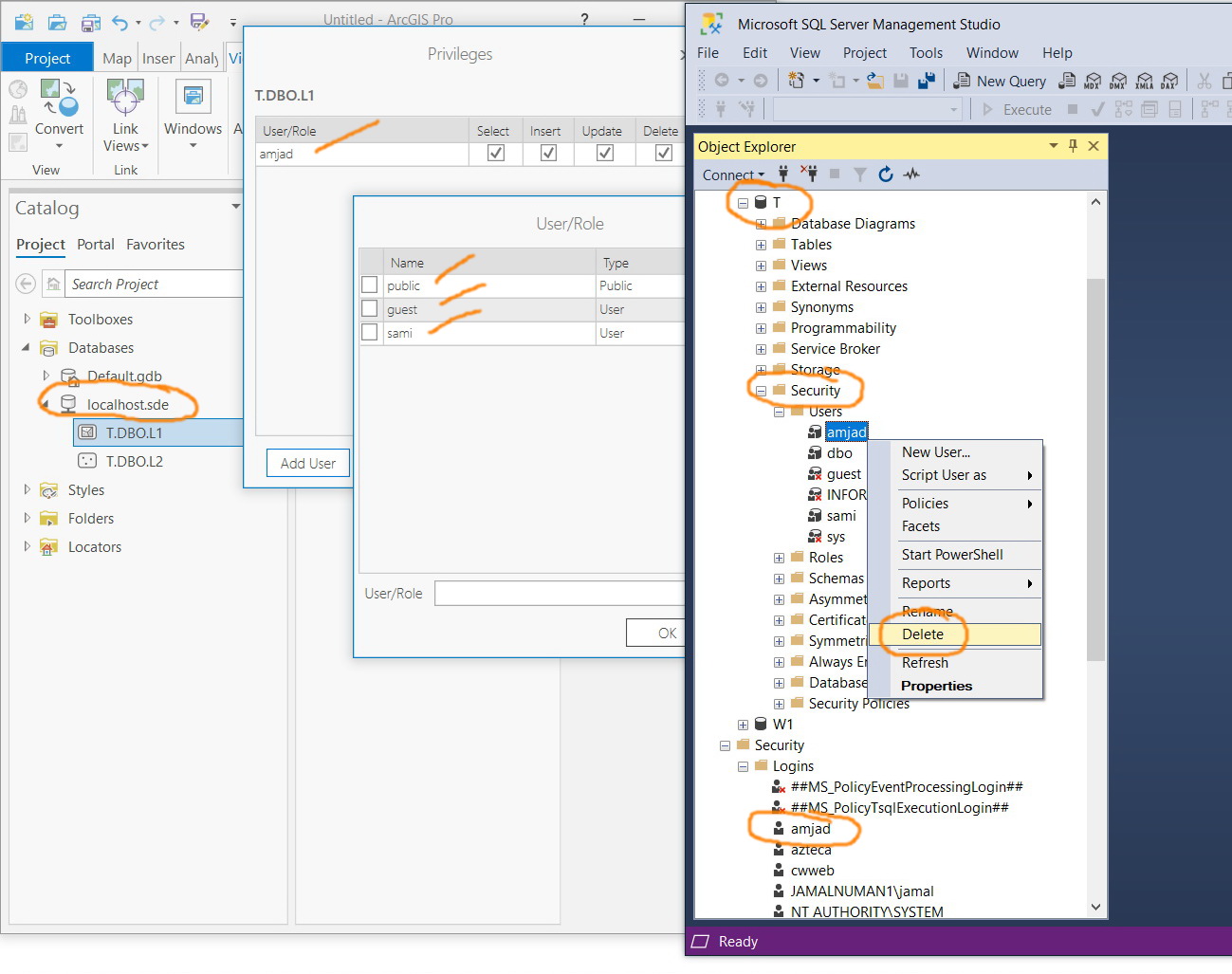 Drop Database User tool - Esri Community