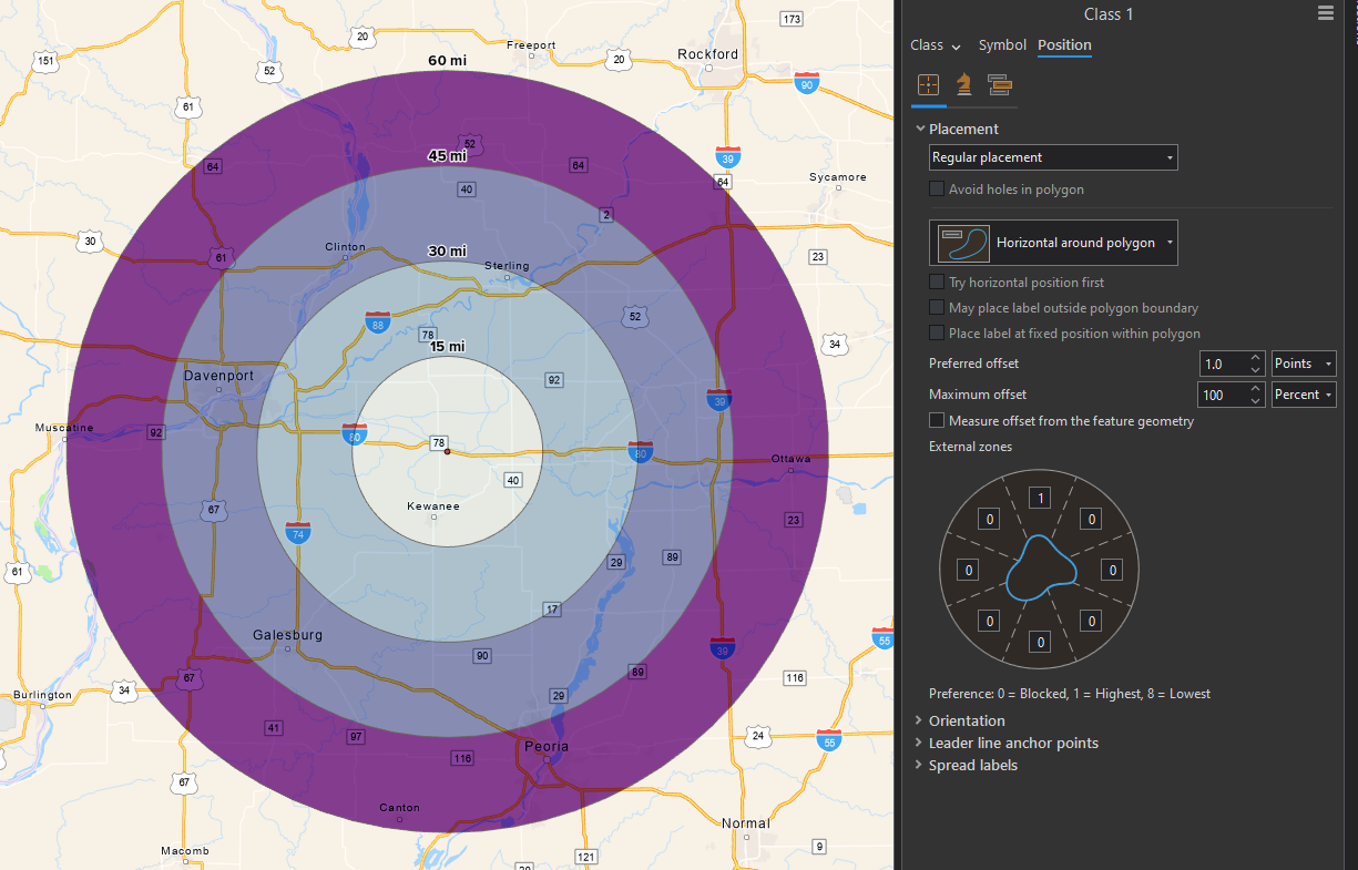 Regular label placement > curved around polygon: a... - Esri Community