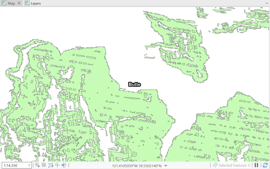 Solved: Why is my slope analysis causing a weird striping ... - Esri ...