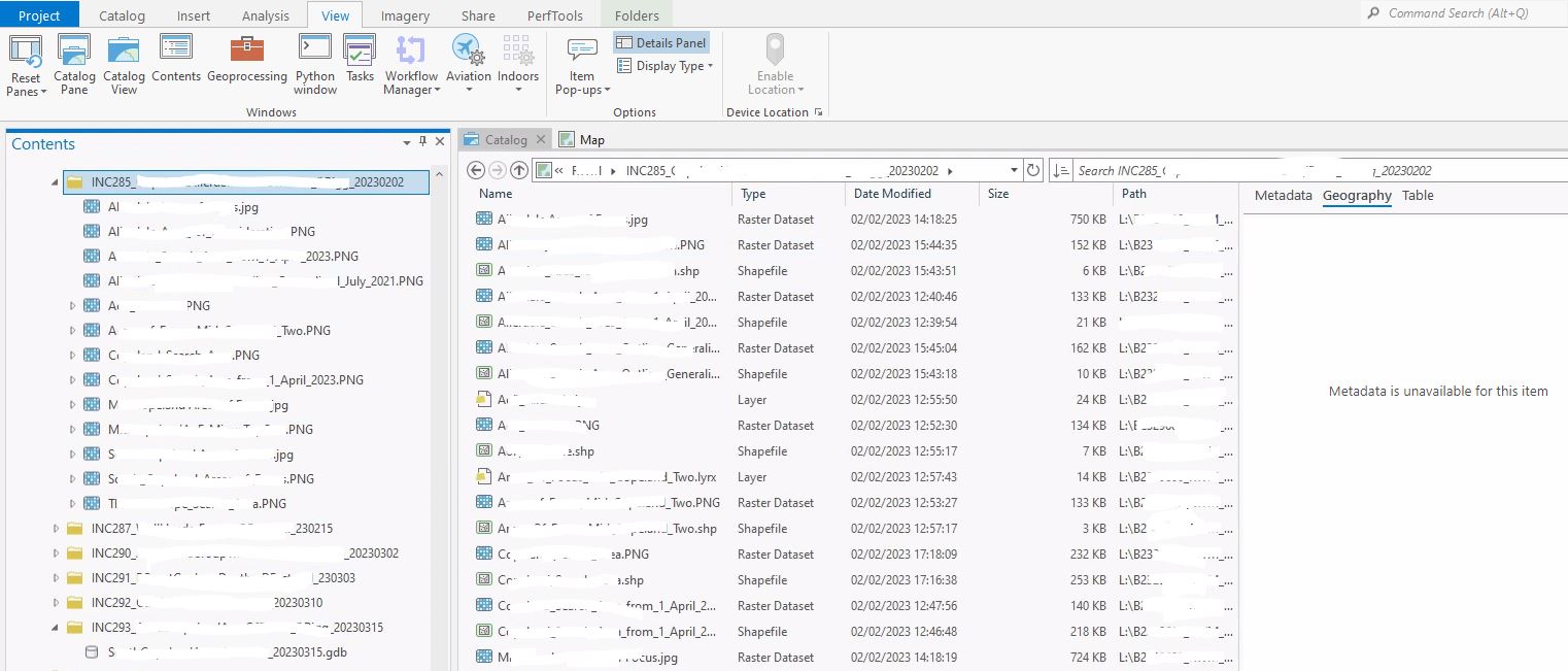 Combine Catalog View and Catalog Pane - Esri Community