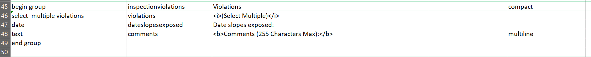 Solved: Survey123 Enterprise Form Template Checklist Quest... - Esri ...