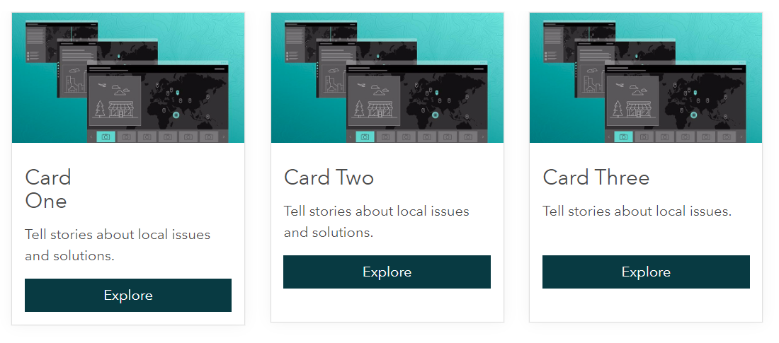 Solved: Dynamically positioning a card button based on the... - Esri Community