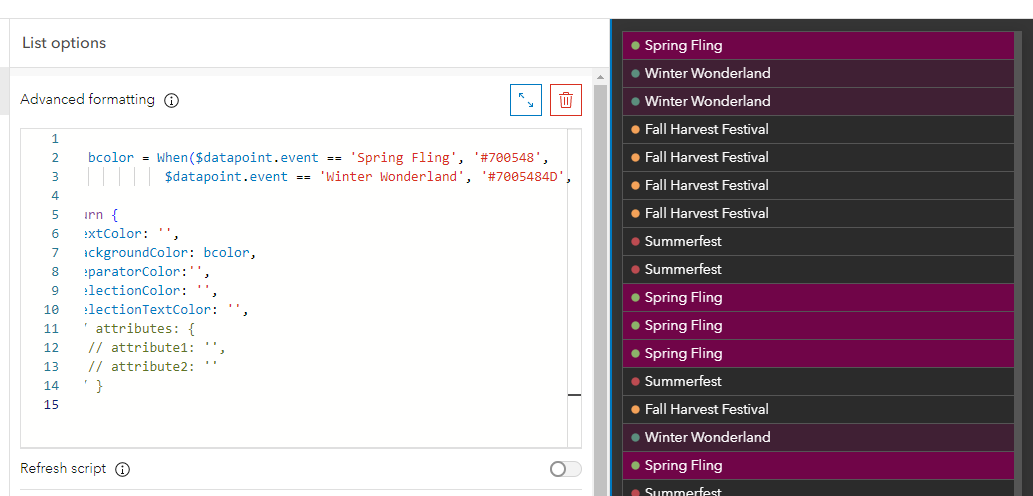 Solved: Arcade Expression: Set Cell Background Color Trans... - Esri Community