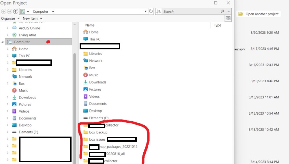 Open Project manage Pinned directories - Esri Community