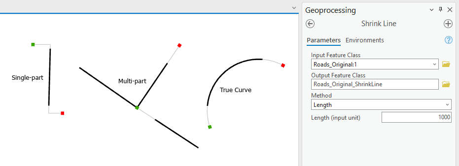 Shrink Lines — GP Tool - Esri Community