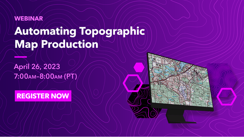 [Webinar] Automating Topographic Map Production - Esri Community