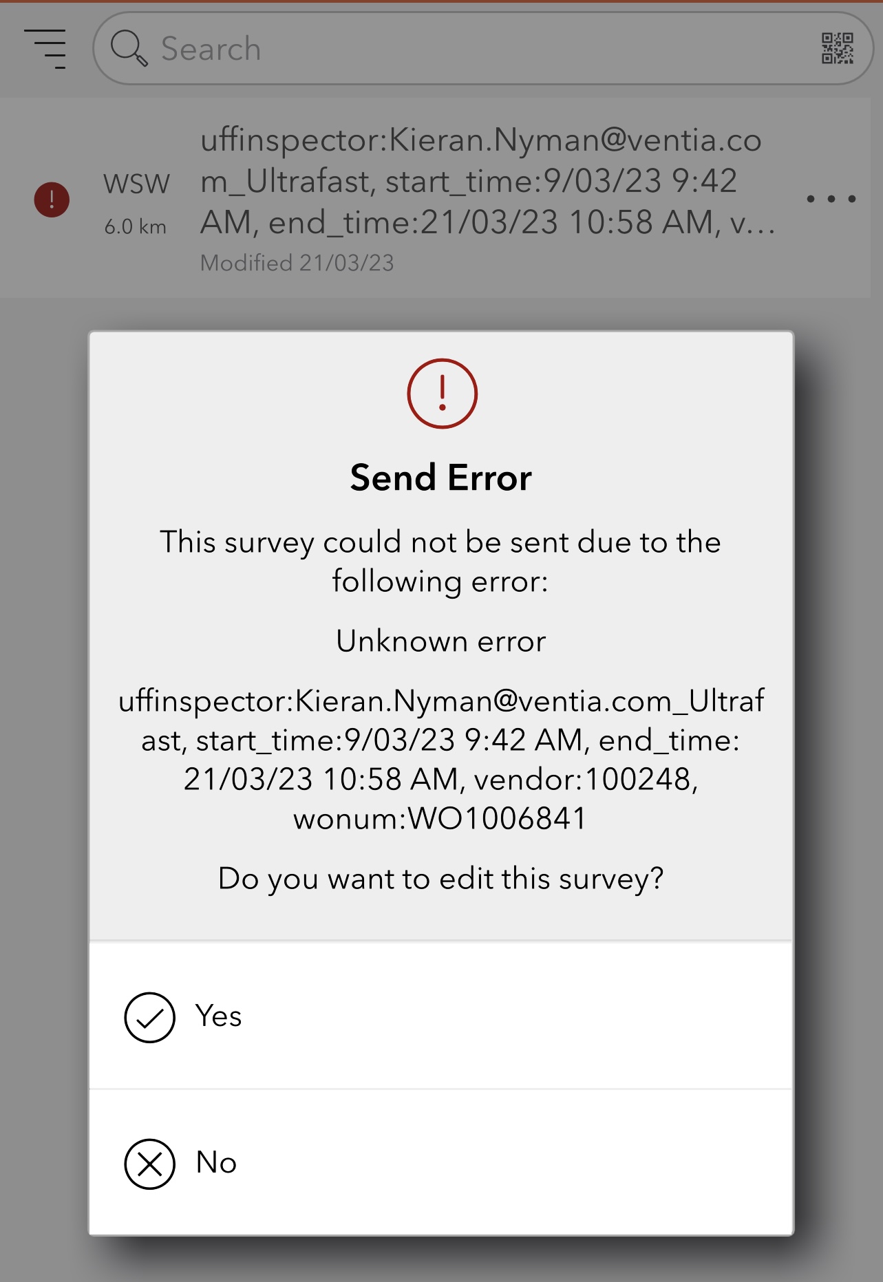 Unknown Error Preventing Survey Submission - Esri Community