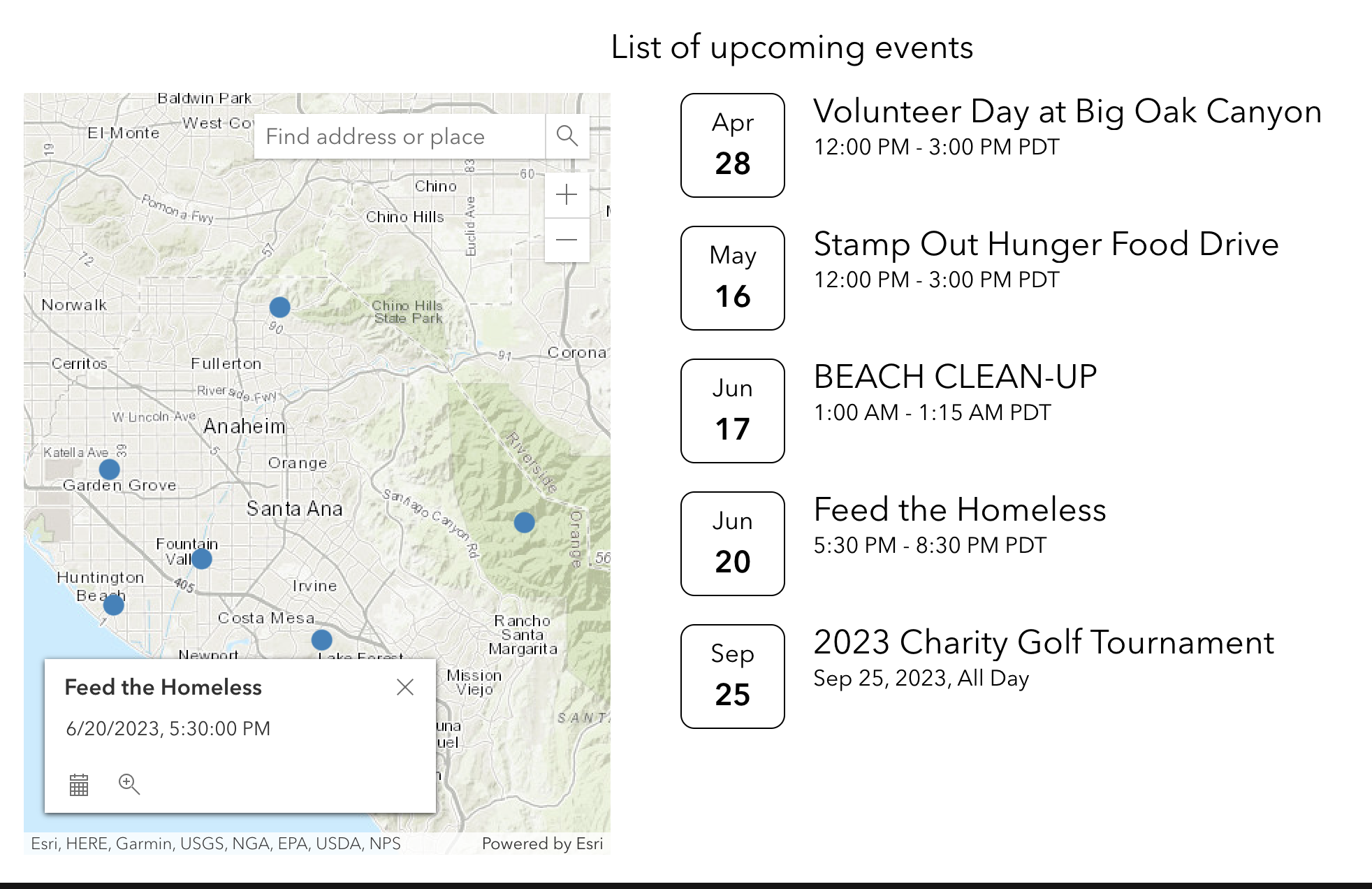 Hub Premium customers can now display their events... - Esri Community
