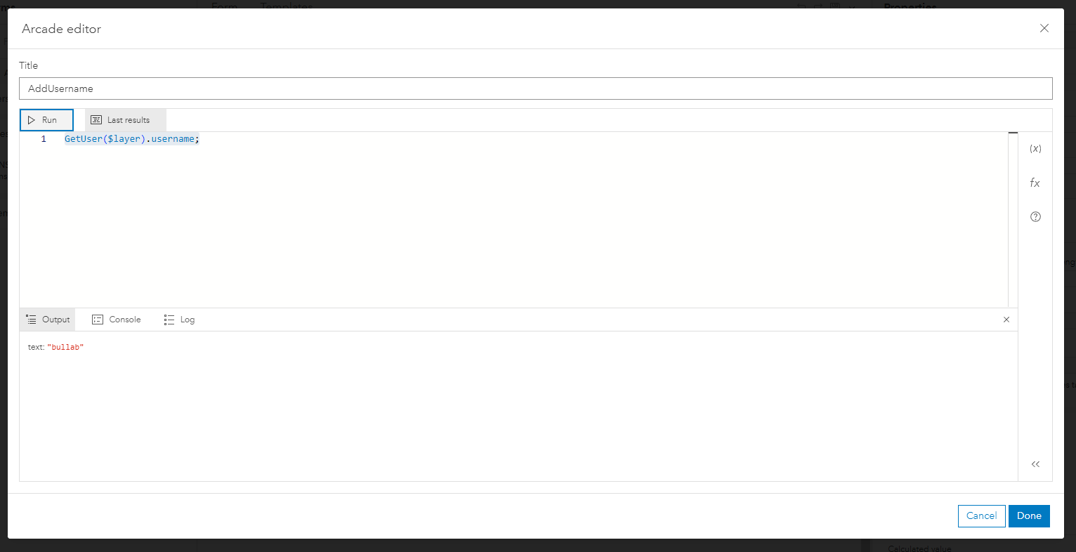 Solved: "Failed to Calculate" error on GetUser - Esri Community