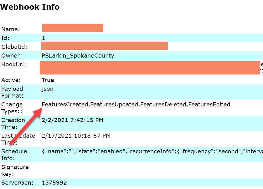 Esri Webhooks for ArcGIS Online - Payload schema f... - Esri Community