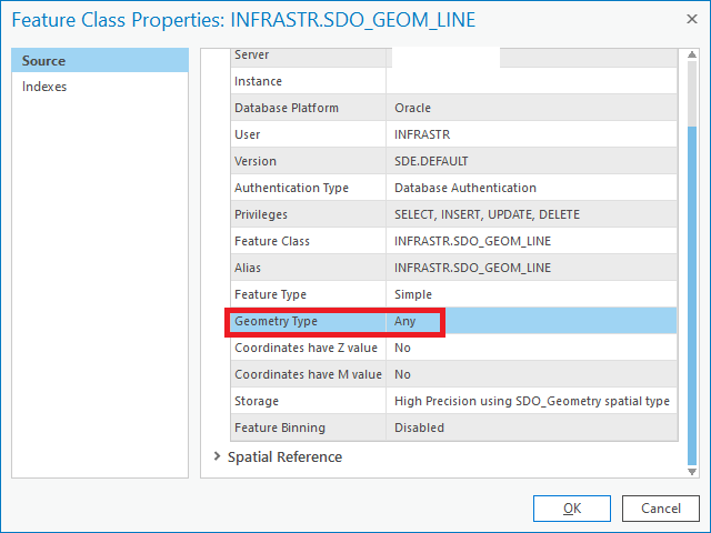 Sdo Geometry Table — Catalog Should Recognize Geom Esri Community