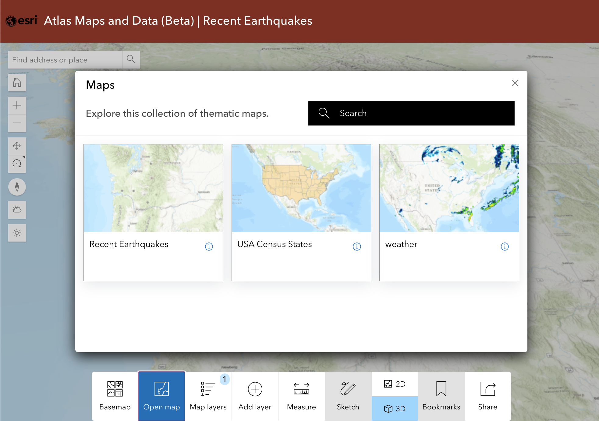 On the edge: Atlas (Beta) Instant App - Esri Community