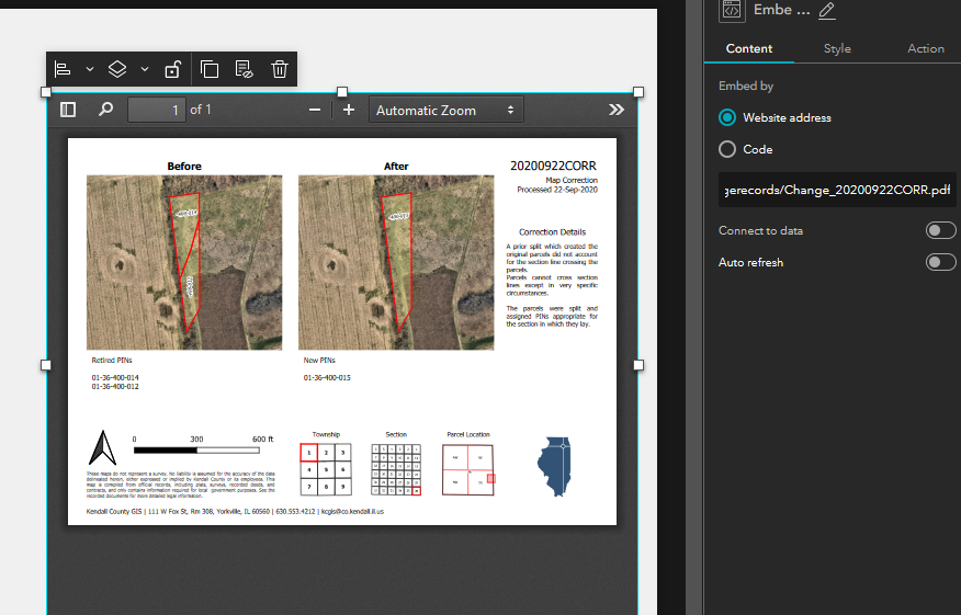 PDF file in Embed widget - Esri Community