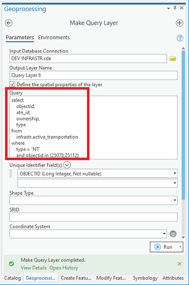 Zoom in on SQL text in geoprocessing tool paramete... - Esri Community