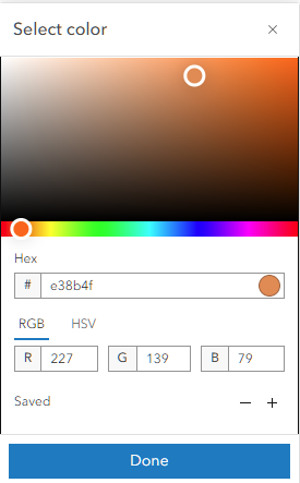 Is Color Palette available on arcgis Map Viewer? - Esri Community