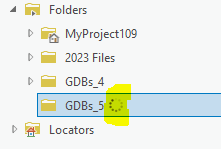 Indicate that ArcGIS Pro is loading when creating ... - Esri Community