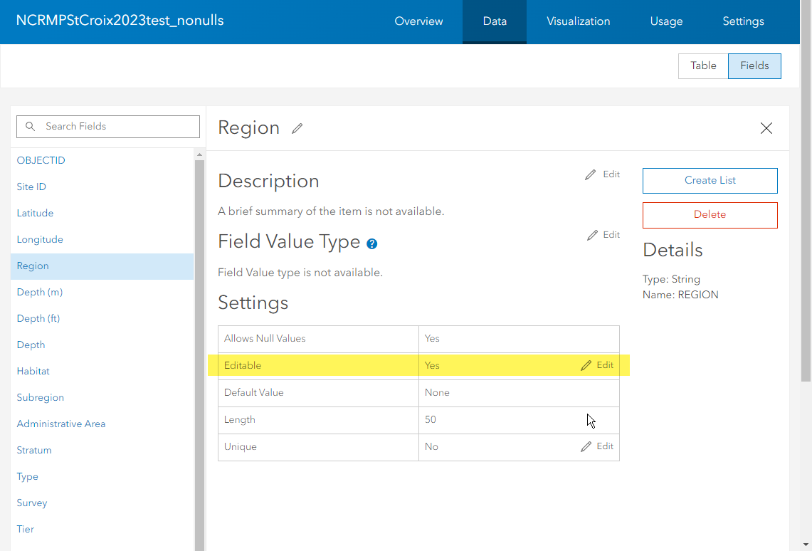 Solved: How can I change a form field property to be edita... - Esri ...
