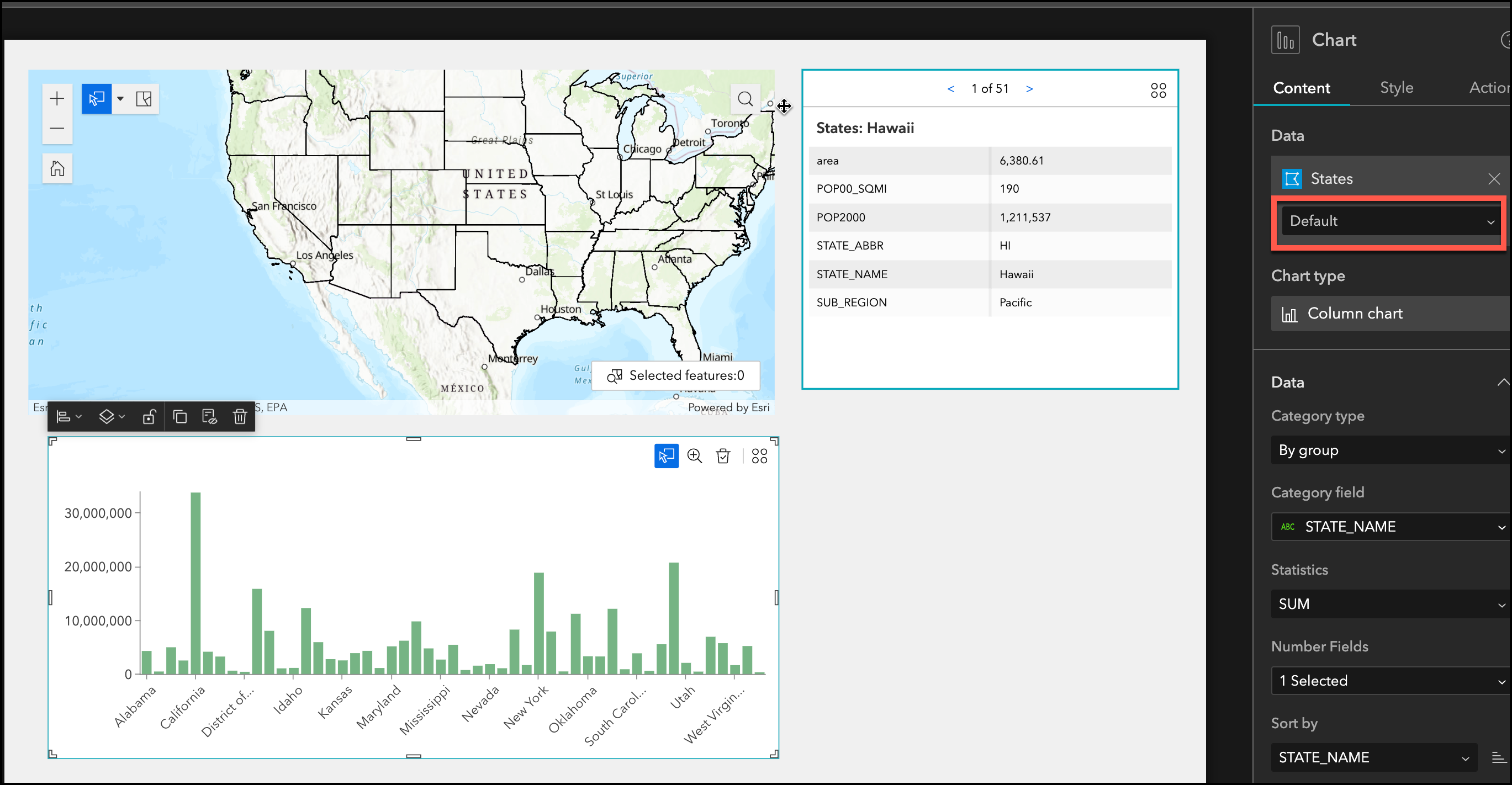 Charts data do not follow Map selections; what did... - Esri Community