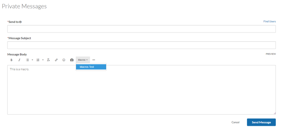 How to use macros in private messages and posts - Esri Community