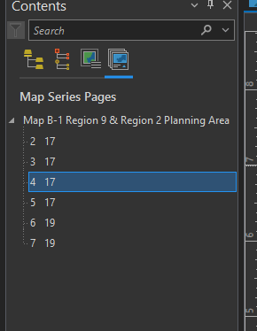 Map series - remember 'Name' and 'Sort' fields whe... - Esri Community